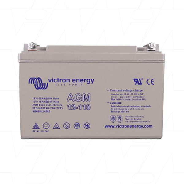 Victron Energy 12V 110Ah (20HR) Cyclic AGM Type Lead Acid Battery BAT4