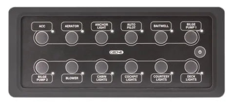 CZONE Keypad 2X6 Landscape CZ-80-911-0165-00